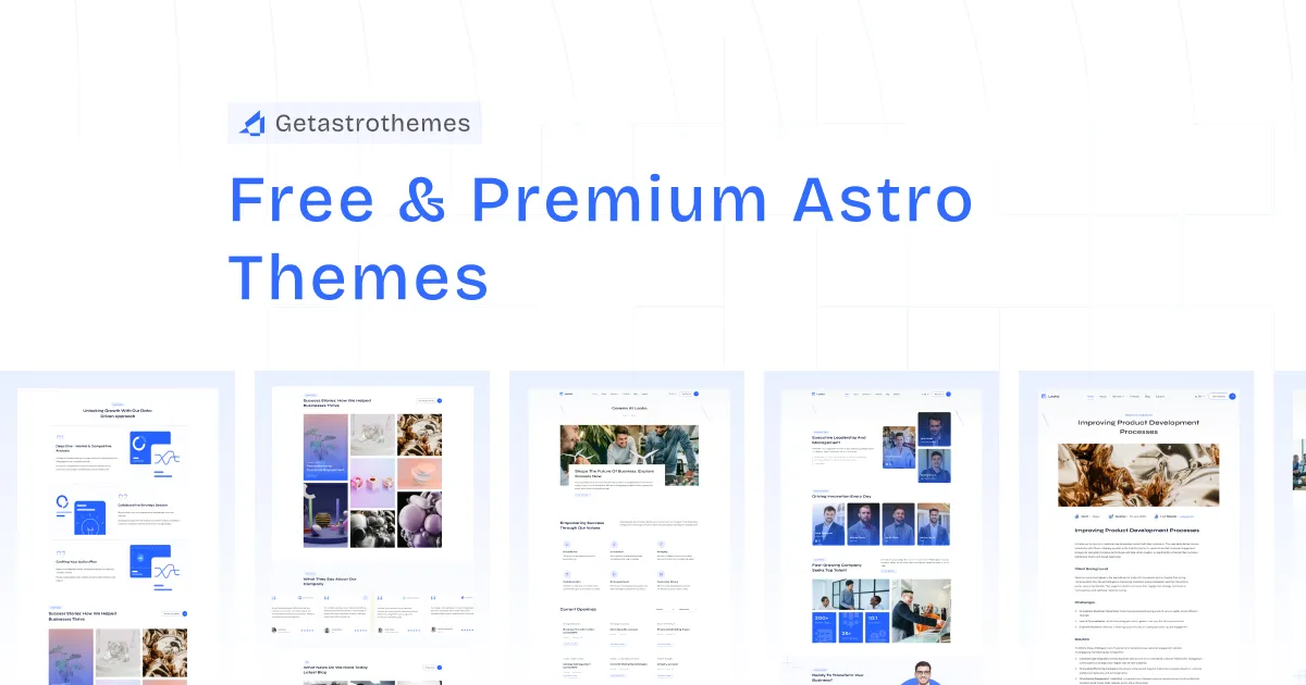 Premium Astro Themes - Beautiful, Multilingual & SEO-Ready