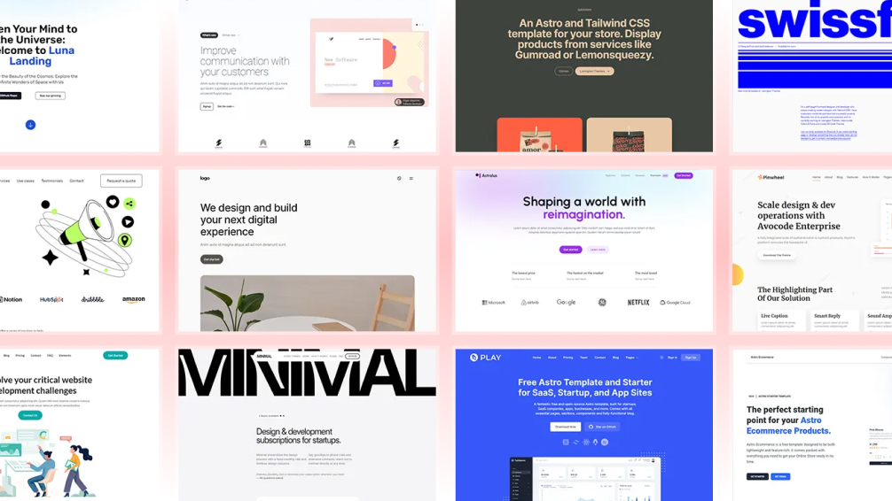 Free Astro Themes & Templates, Boilerplates, UI Kits, and Starter ...
